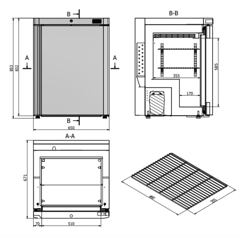 STMB 100 Low temperature cabinet - Apollo Labtech